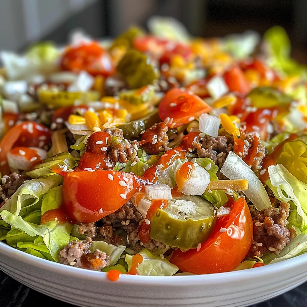 Keto Big Mac Salad Recipe: Deliciously Bold and Nutritious!